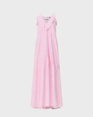 Isabel Marant Étoile Vasma Maxi Dress With Ruffled Details - Light Pink