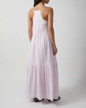 Isabel Marant Étoile Vasma Maxi Dress With Ruffled Details - Light Pink