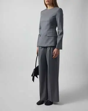 MALINA Yana Tailored Wide Trousers