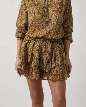 Isabel Marant Étoile Jocadia Printed Shorts - Khaki