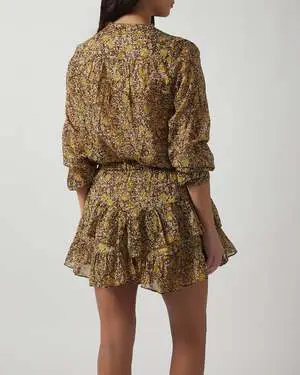 Isabel Marant Étoile Jocadia Printed Shorts - Khaki