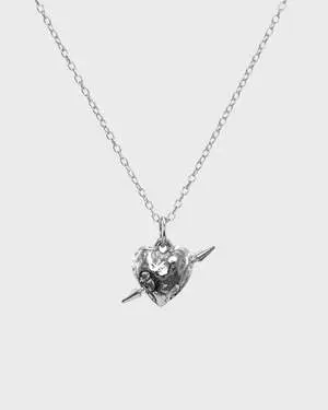 MARIA NILSDOTTER Tuvstarr’s Heart Necklace - Silver