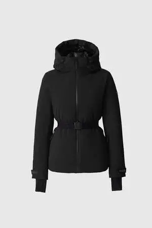 Mackage Down Ski Jacket With Belt - Black