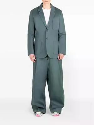 SOCIETE ANONYME Pocket Cotton Blazer - Green