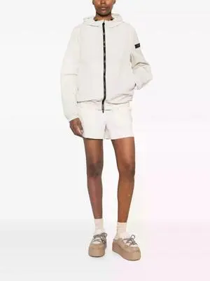 Peuterey Hooded Zip-up Jacket - White