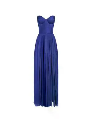 IMROSKA Slit-detail Maxi Dress