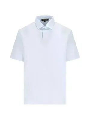 Loro Piana Cotton Polo Shirt - Blue