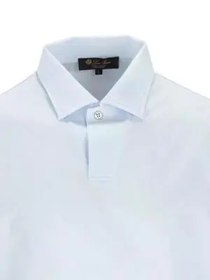 Loro Piana Cotton Polo Shirt - Blue