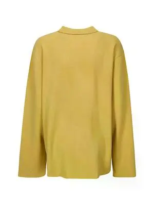 Extreme Cashmere N°199 Alligator Knitted Polo Shirt - Yellow