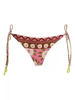 Agua Bendita Tammy Bikini Bottom - Pink