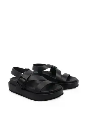 PALOMA BARCELO Buckle-strap Leather Sandals