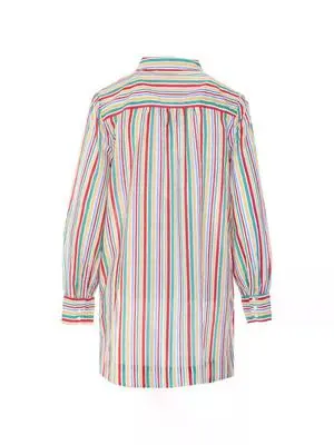 Rixo Ashlyinn Striped Long-sleeve Shirt