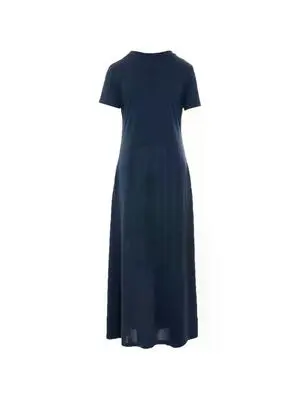 ELEH Crew-neck Short-sleeve Maxi Dress