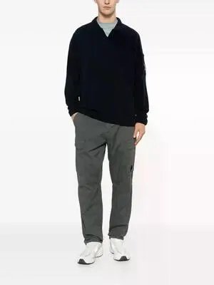 C.P. COMPANY V-neck Pocket-sleeve Sweater