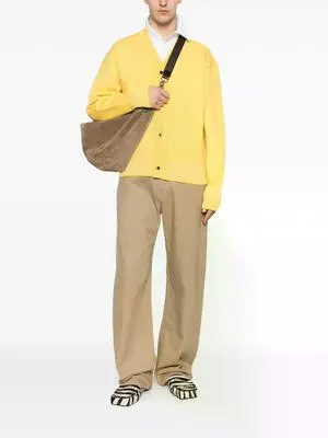 Jacquemus Doppio V-neck Cardigan - Yellow