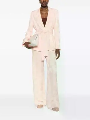 FORTE_FORTE Floral-print Trousers - Pink