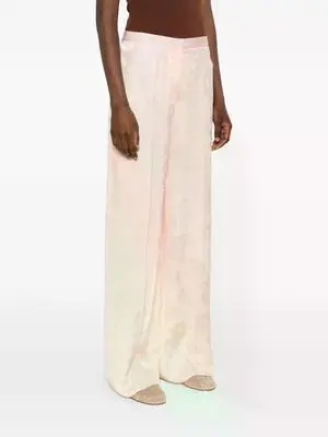 FORTE_FORTE Floral-print Trousers - Pink