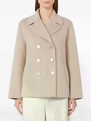Max Mara Buttoned Jacket - Neutrals