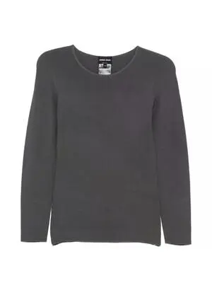 Giorgio Armani Ribbed Round-neck Sweater
