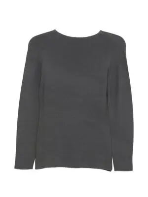 Giorgio Armani Ribbed Round-neck Sweater