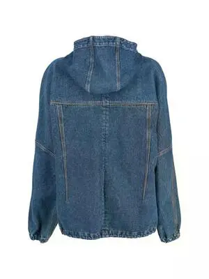 LOUIS VUITTON Hooded Denim Jacket