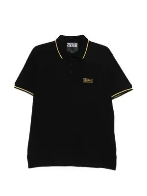 Men's Versace Black Polos