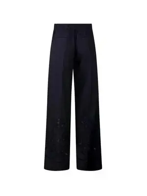 FORTE_FORTE Floral Appliqué Trousers