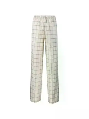 FORTE_FORTE Checked Trousers