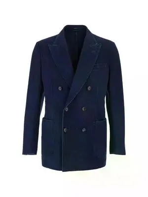 TOM FORD Double-breasted Peak-lapel Coat