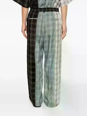 SONG FOR THE MUTE Check-pattern Trousers