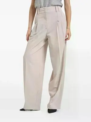 Patrizia Pepe Pleated Wide Leg Trousers