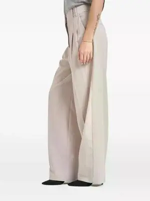 Patrizia Pepe Pleated Wide Leg Trousers