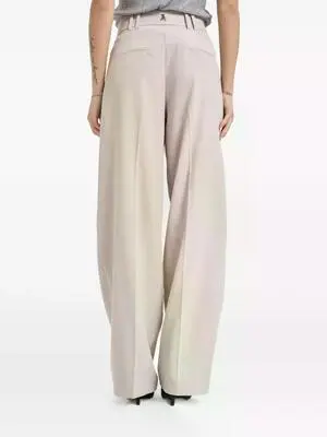 Patrizia Pepe Pleated Wide Leg Trousers