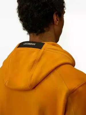 C.P. COMPANY Long-sleeve Drawstring Hoodie - Orange