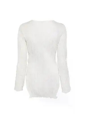 P.a.r.o.s.h Button Textured Blouse - White