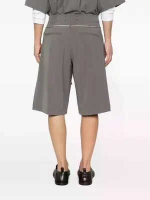 SONG FOR THE MUTE Striped Drawstring Shorts
