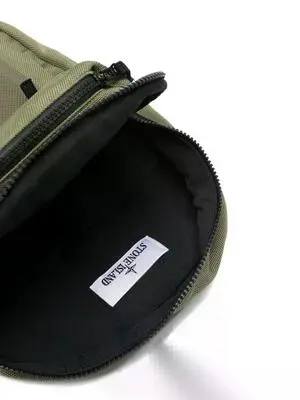 Stone Island Zip Patch Backpack - Green