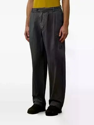 C.P. COMPANY Pleated Logo Trousers
