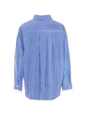 ELEH Striped Polo-collar Shirt