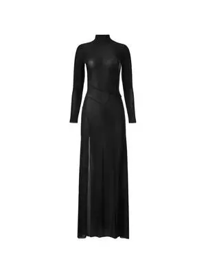MIA PECULIAR Side-split Maxi Dress