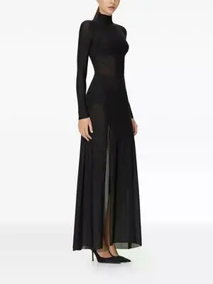 MIA PECULIAR Side-split Maxi Dress