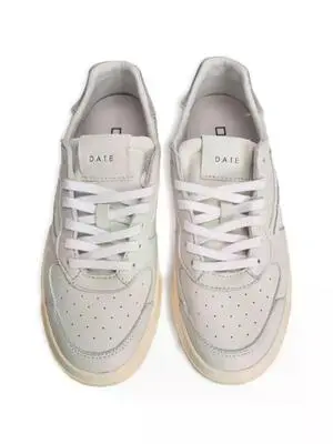 D.a.t.e. Perforated Glitter Sneakers - Grey
