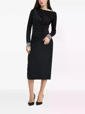 Liu Jo Beaded Long-sleeve Dress