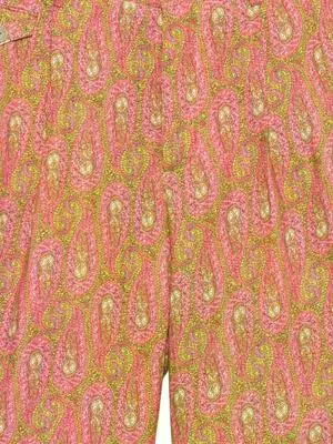 Etro Paisley Pleated Shorts