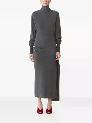 LANVIN Long-sleeve Maxi Sweater Dress