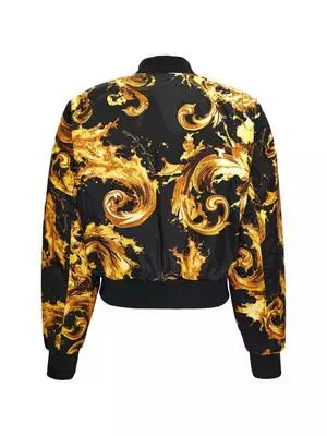 Versace Watercolor Couture-print Bomber Jacket