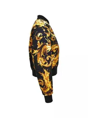 Versace Watercolor Couture-print Bomber Jacket