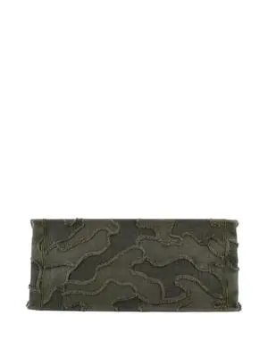 Dior Camouflage Embroidered Canvas Large Book Tote - Green