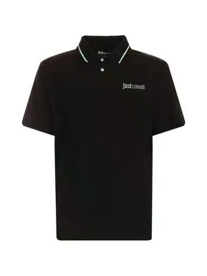 Just Cavalli Short Sleeve Polos For Men