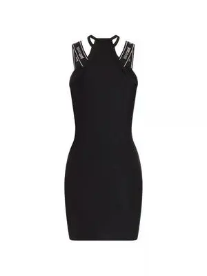 Just Cavalli Logo-strap Mini Dress